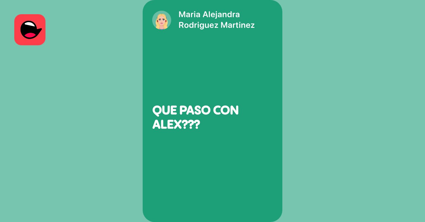 QUE PASO CON ALEX???