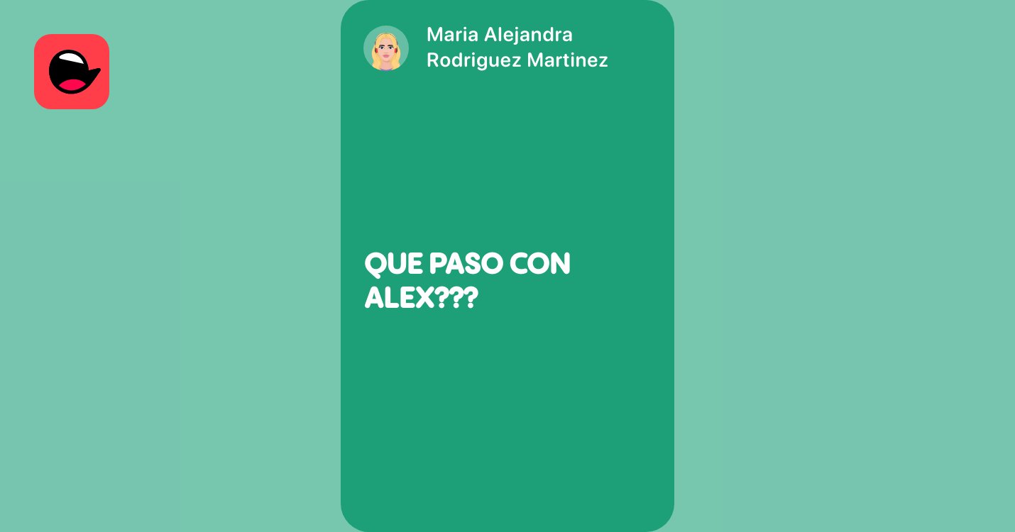 QUE PASO CON ALEX???