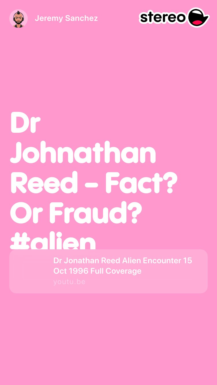 Dr Johnathan Reed - Fact? Or Fraud? #alien #closeencounters