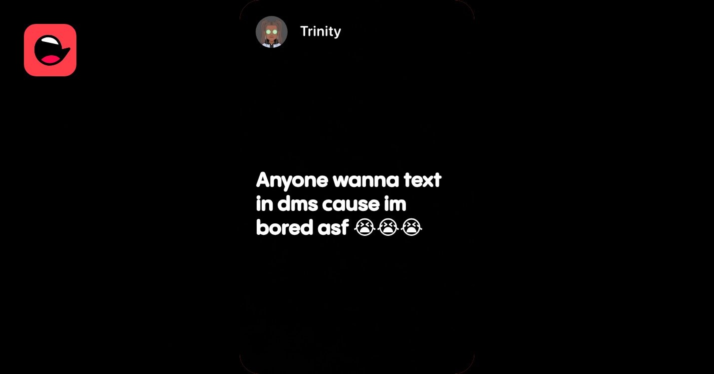 Anyone Wanna Text