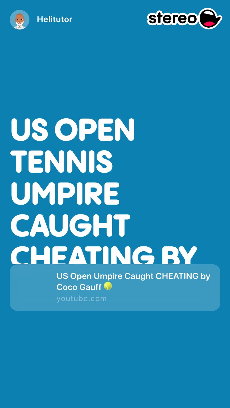 US OPEN TENNIS UMPIRE CAUGHT CHEATING BY COCO GAUFF